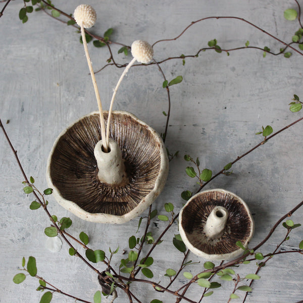 Ceramic Mushroom Specimen Keeper / Incense Holder Dishes – Tribe ...