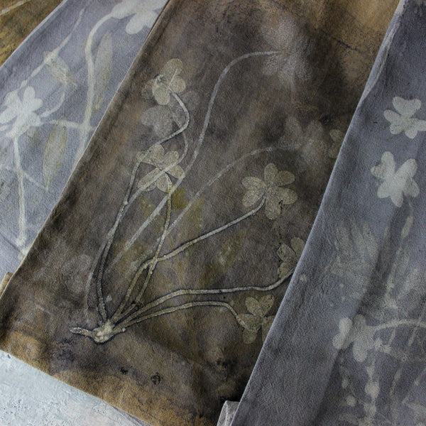 Eco-Print Calico Tote Bags : Wood Sorrel Collection – Tribe Castlemaine