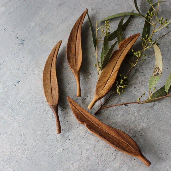Hand Carved Forest Leaves – Tribe Castlemaine