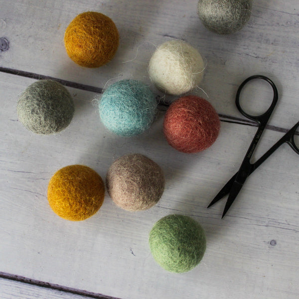 Large Felt Balls – Tribe Castlemaine