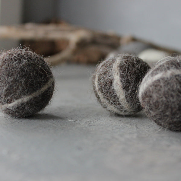 Large Felt Balls Earth Marbled – Tribe Castlemaine