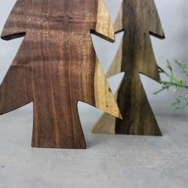 Wooden Fir Trees – Tribe Castlemaine